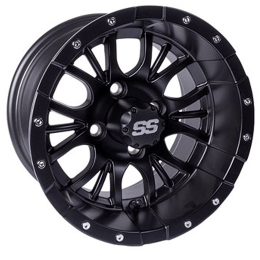12x7 Matte Black Diesel Wheel | Prime Golf Parts