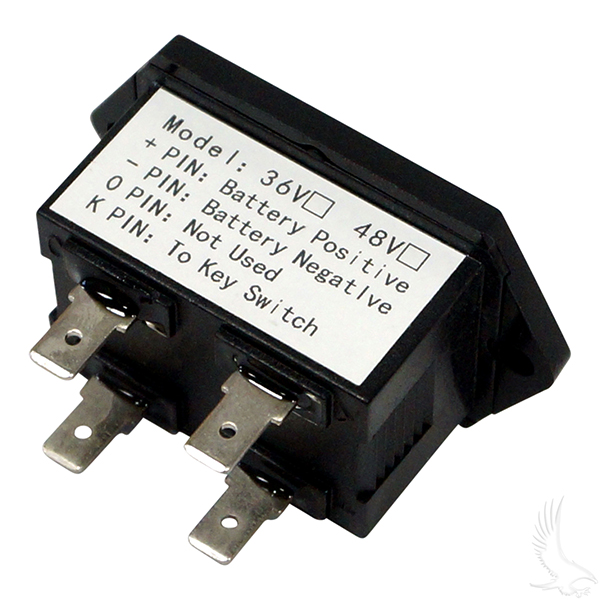 Charge Meter, 36V with Tabs