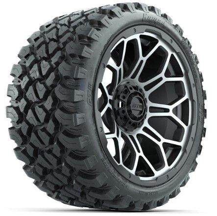 23x10-R15" GTW Bravo Matte Gray Wheels & Nomad Tires - All-Terrain Set of 4