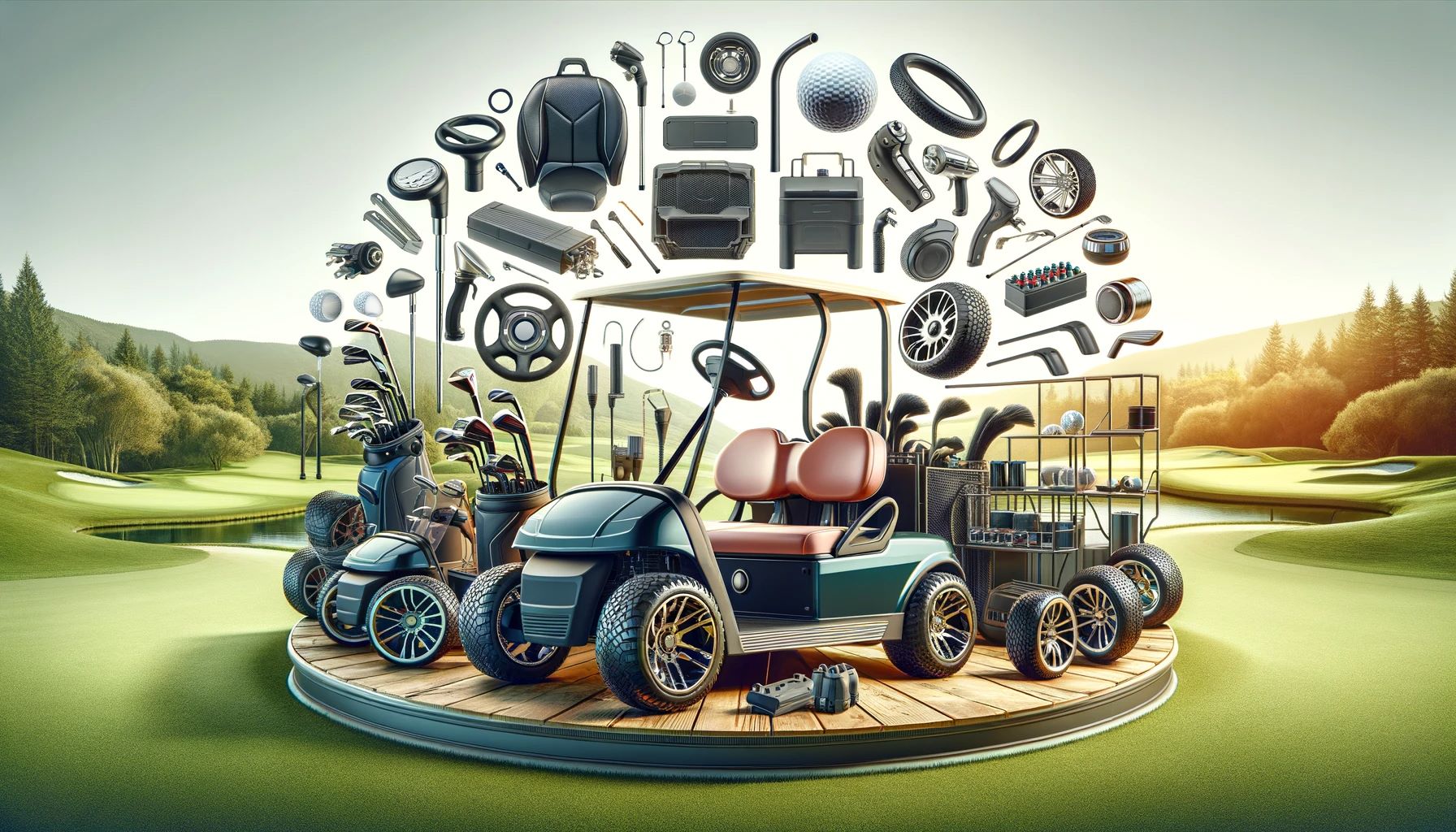 Elevating Your Golf Experience: The Red Hawk Golf Cart and Accessories ...
